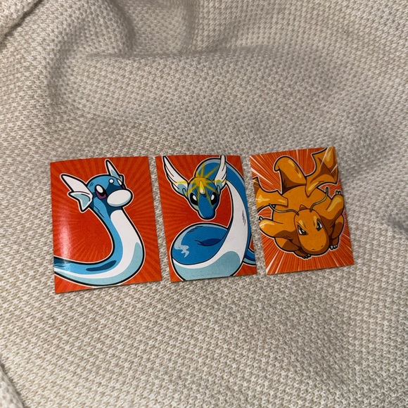 Pokemon | Design | Pokmon Attack Stickers Dratini Evolution | Poshmark